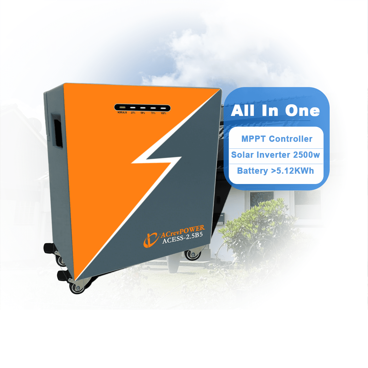 Solar Bank 51.2V 100Ah 5Kwh - acrevpower