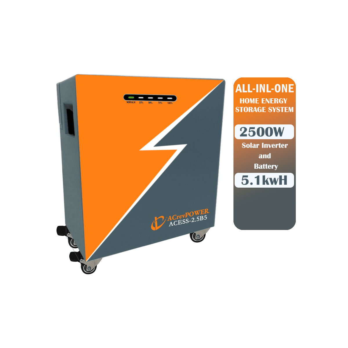 Solar Bank 51.2V 100Ah 5Kwh - acrevpower